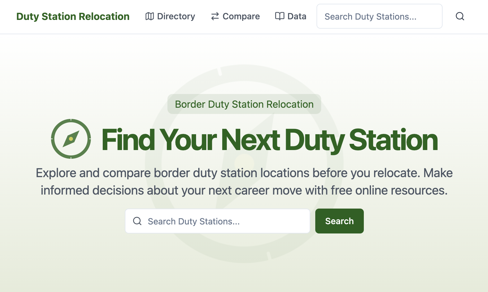 Duty Station Relocation